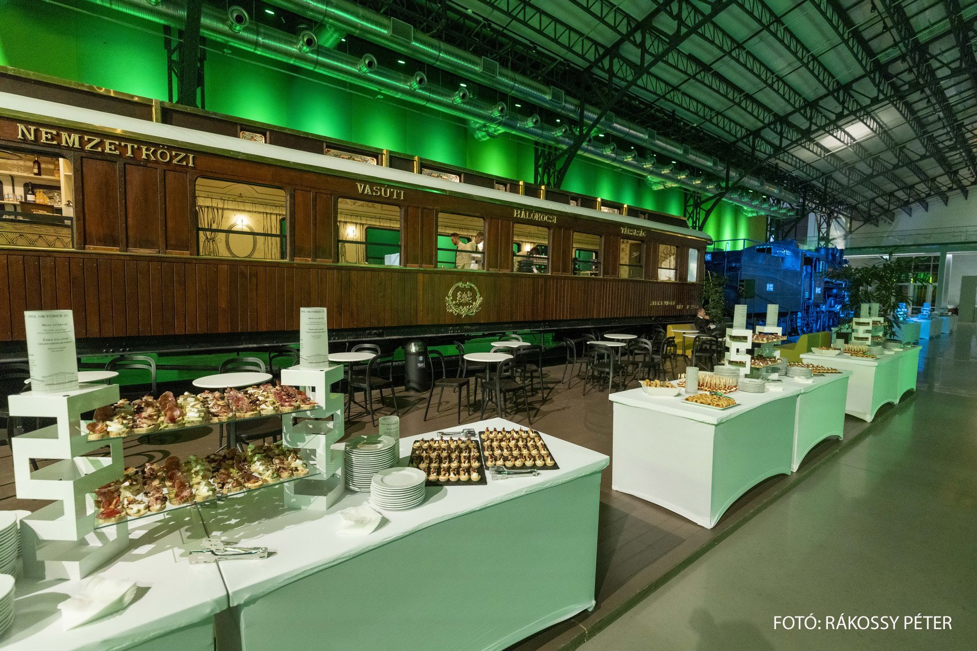 A steam locomotive at the Eiffel Art Studios - Opera