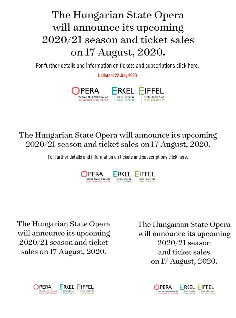 Season update - Opera